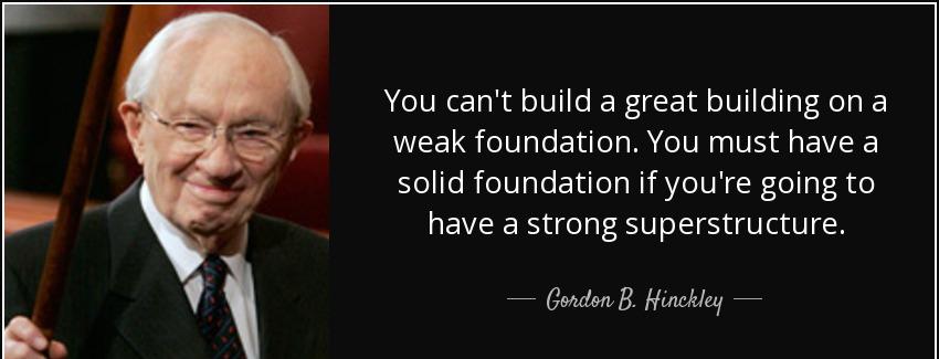 100+ Weak Foundation Quotes | InspiringQuotes.us